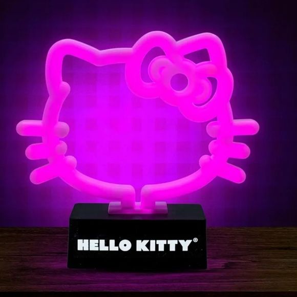 Hello Kitty | Accents | Hello Kitty Sanrio Neon Light Lamp | Poshmark